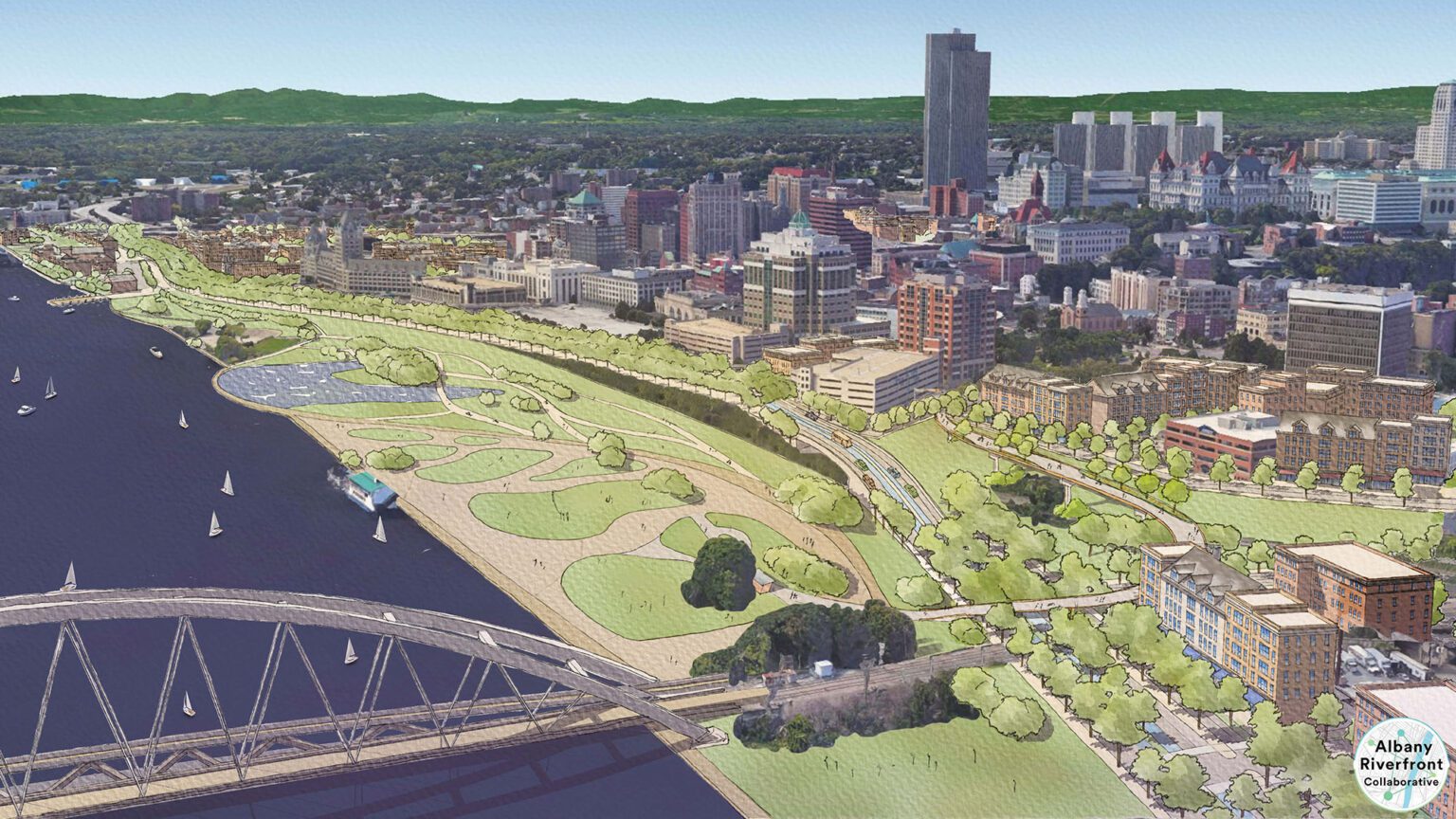 A grand vision to reconnect Albany with its waterfront – Albany Proper